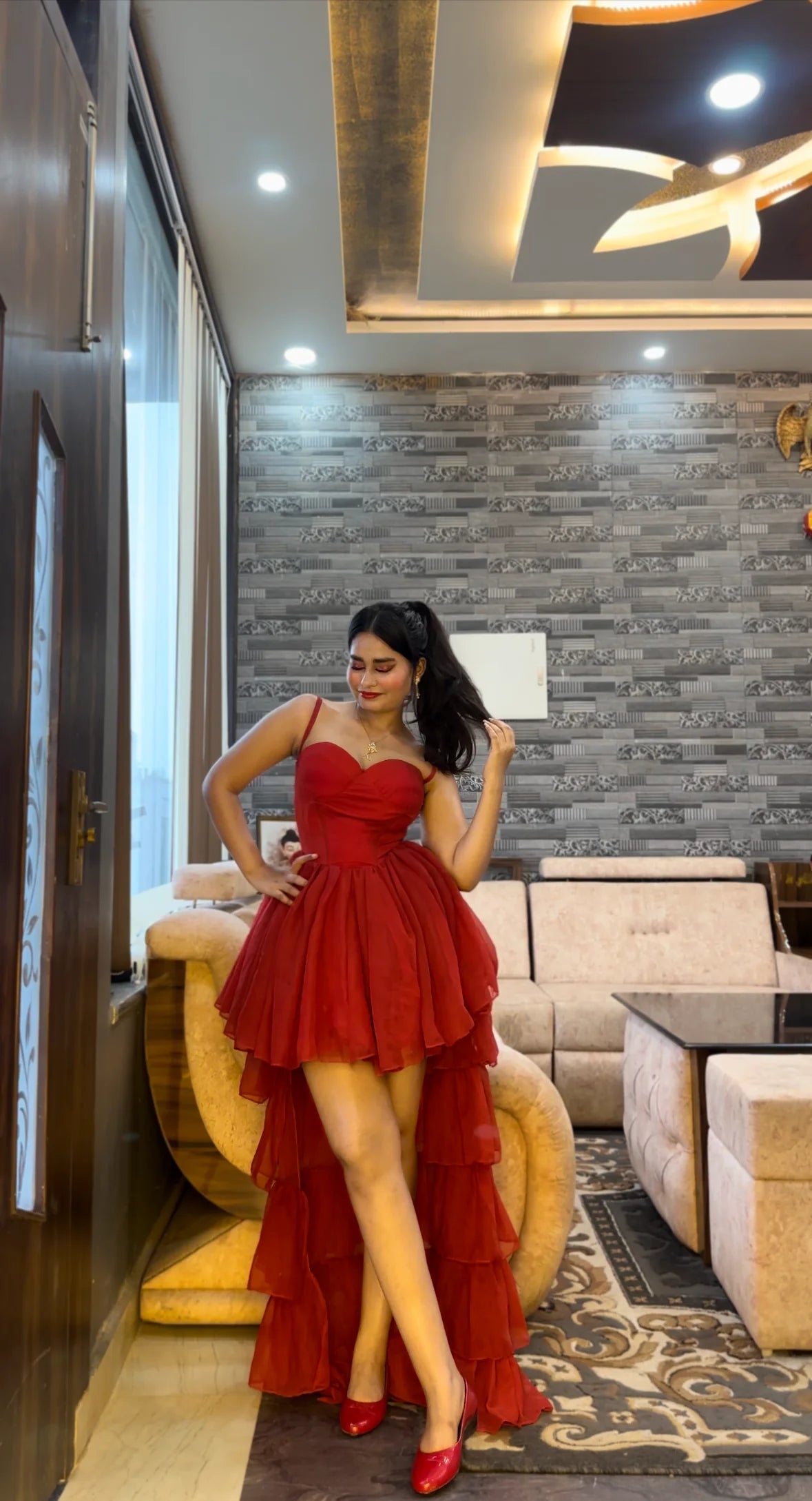 Spaghetti Straps Off-the-Shoulder A-line Floor Length Corset Drape Hig ...